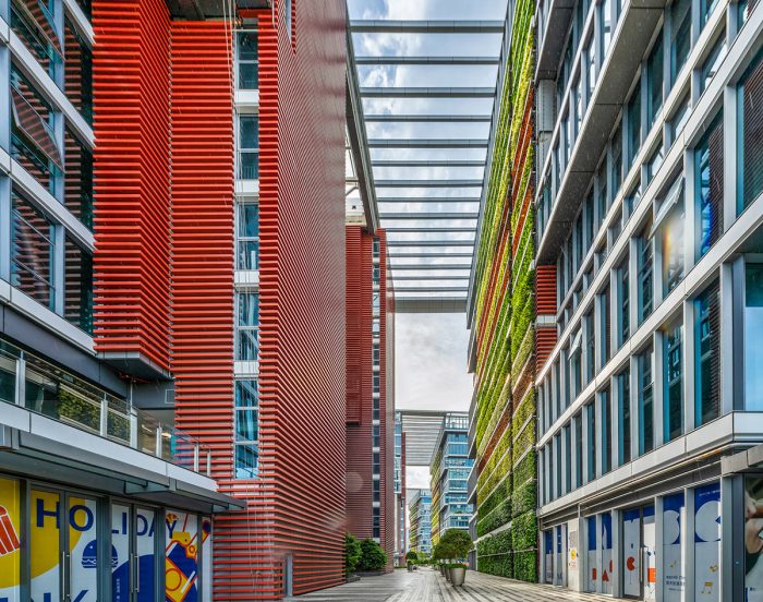 AMBIENTES | OCT OH BAY Retail Park por Laguarda.Low Architects